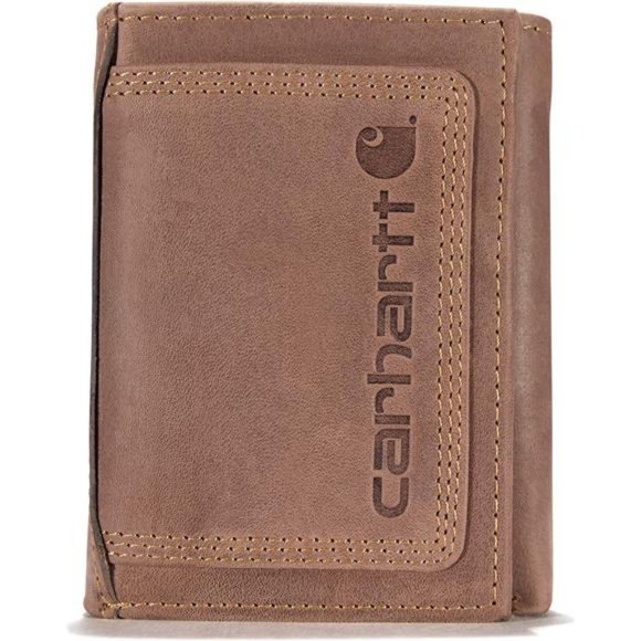 Bags | Carhartt Mens Trifold Durable Wallets Available In Leather And ...